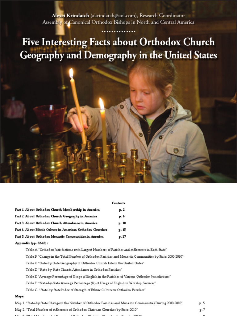 Five Interesting Facts About Orthodox Church Geography and Demography ...