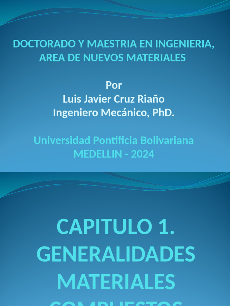 1. Generalidades de Procesado de Materiales Compuestos | PDF | Material ...