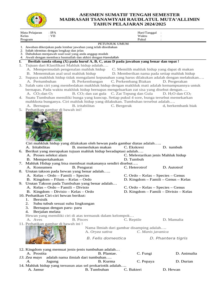 ASTS IPA Kls 7 2425 | PDF