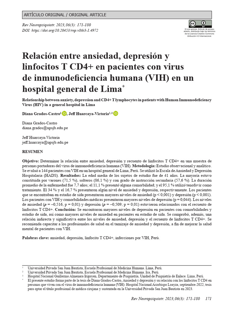 naci,+Neuro_86(3)-Articulo4 | PDF | VIH | Medicina CLINICA