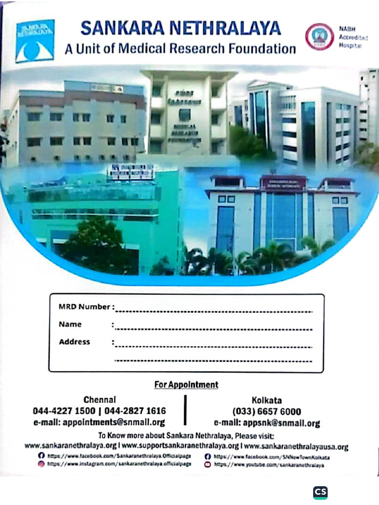 Sankara Nethralaya | PDF