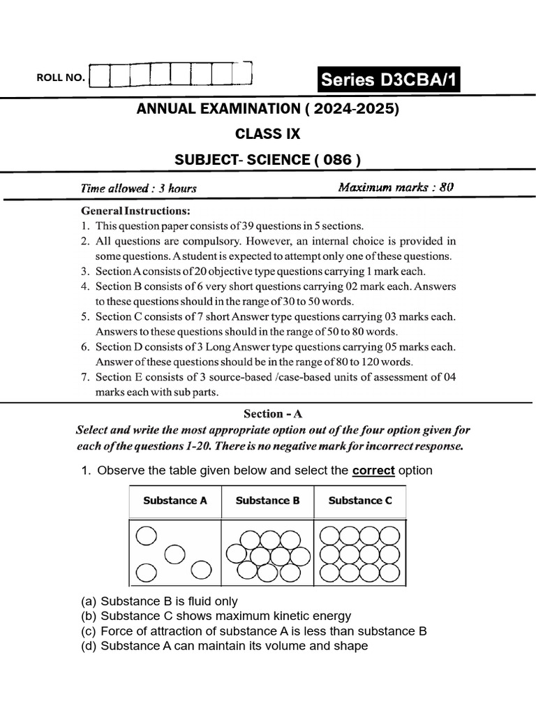 Science Class 9 Final Exam | PDF | Connective Tissue | Sound