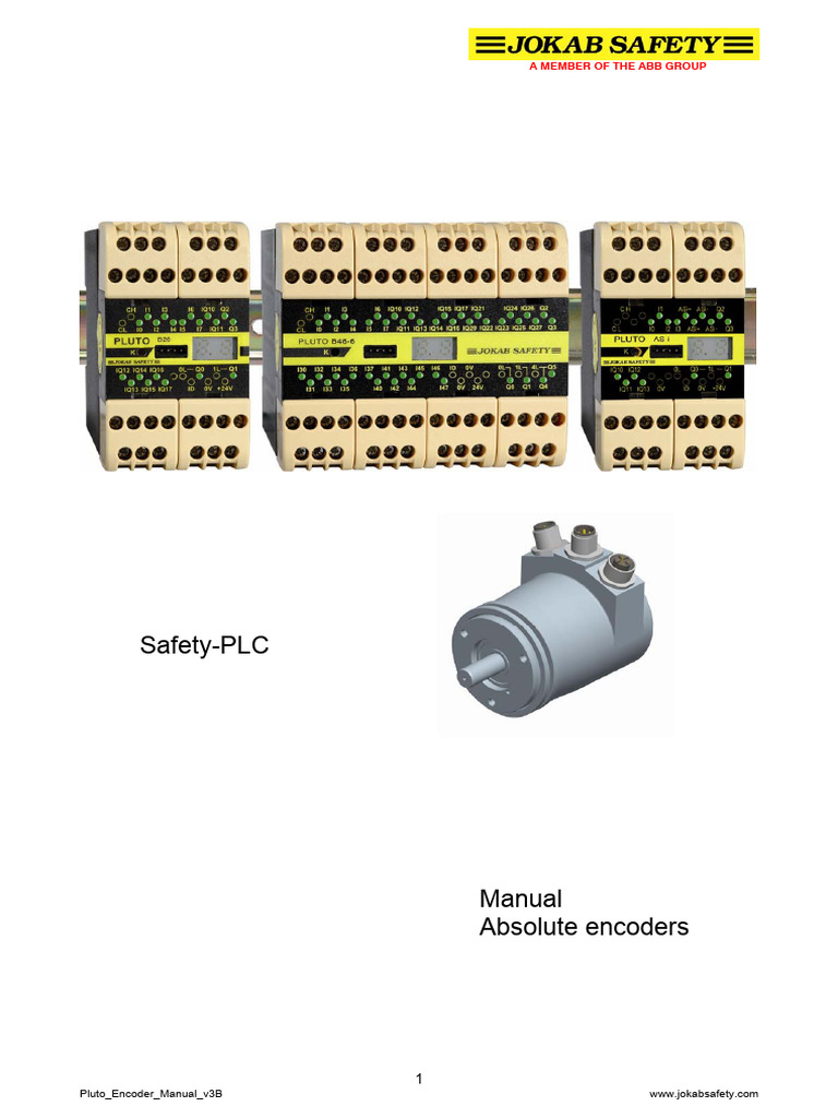 Pluto Encoder Manual for Safety PLCs | PDF | Bit | Computer Data