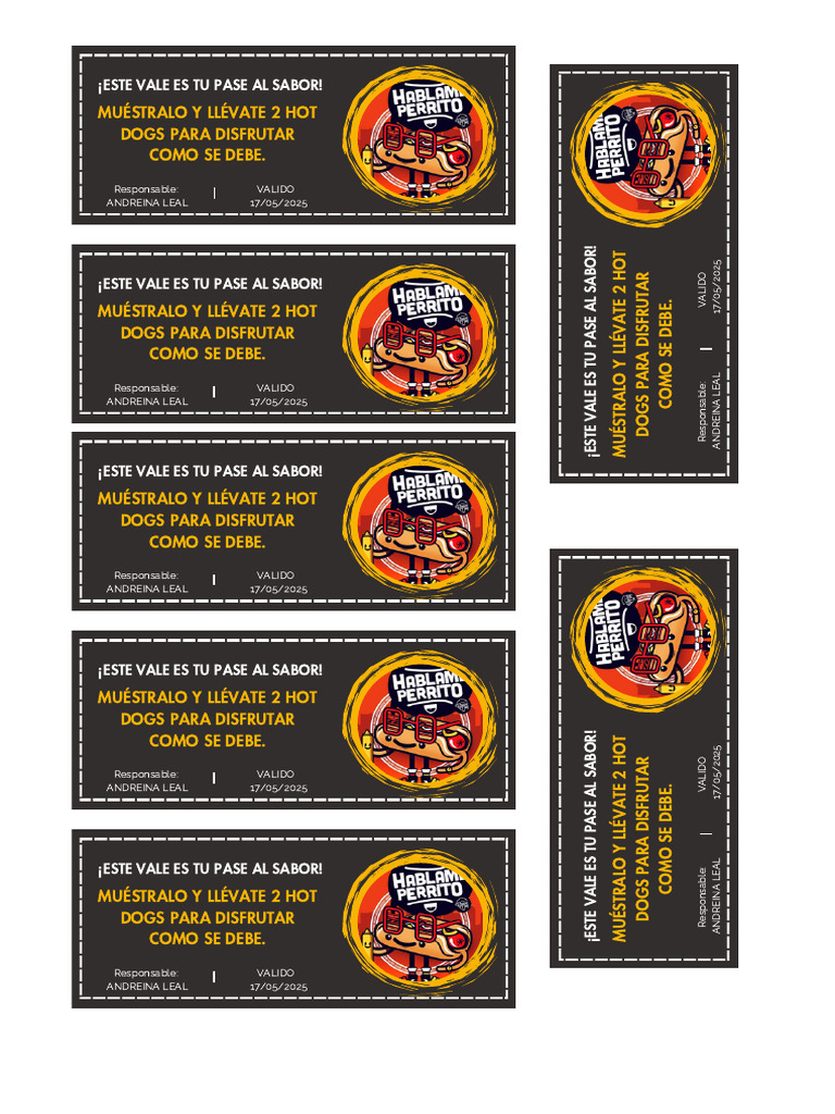 Yellow and Black Bold Food Voucher Coupon | PDF