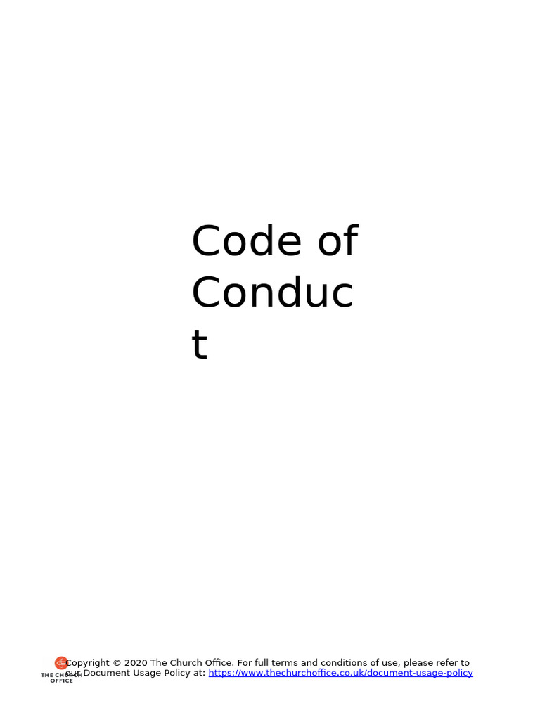 60240c47c00debdae8f99c15 - Code of Conduct - Gav Edit | PDF ...