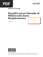 British Standard Whitworth Threads Chart - Boltport Fasteners | PDF ...