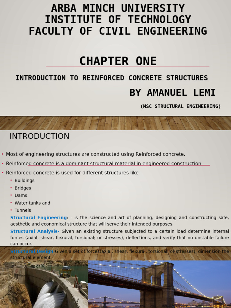 Chapter One-Introduction To RC Structures | PDF | Concrete | Creep ...