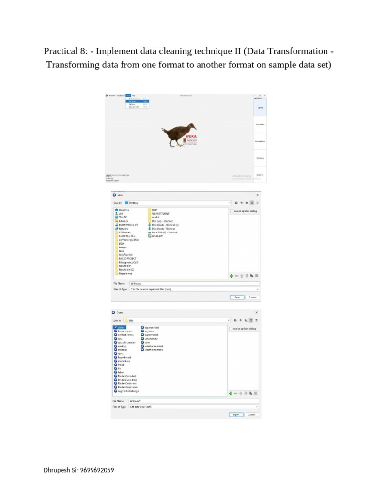 DWM - Practical 8 | PDF