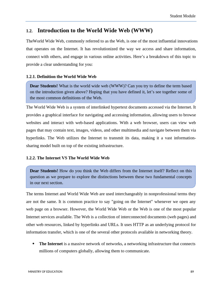 3 Grade 11 Web Design and Development Student Module 3 Sep 24 | PDF ...