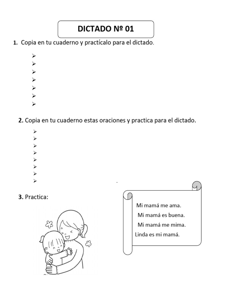 Dictado 1 | PDF
