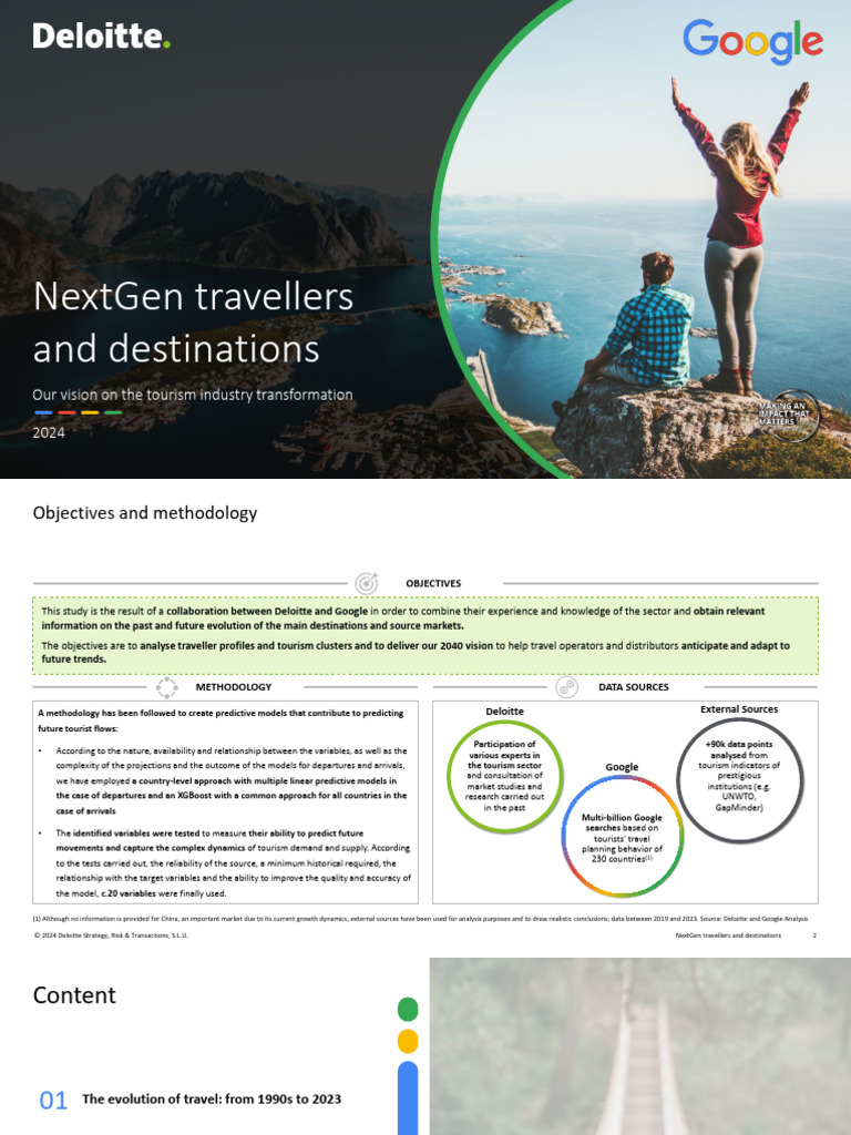 NextGen Travellers and Destinations by Google and Deloitte | PDF ...