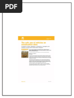 The Safe Use of Vehicles on Construction Sites_ a Guide for -- Great ...