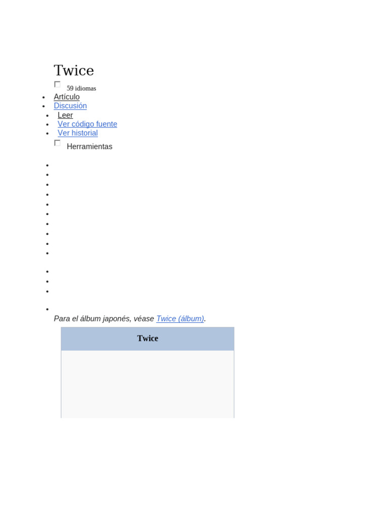 Twice | PDF | Industria de la música | Música grabada