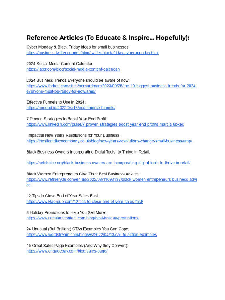 Lots of Links | PDF