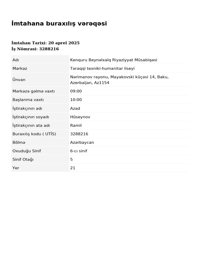 Azad - Hüseynov - Ramil | PDF