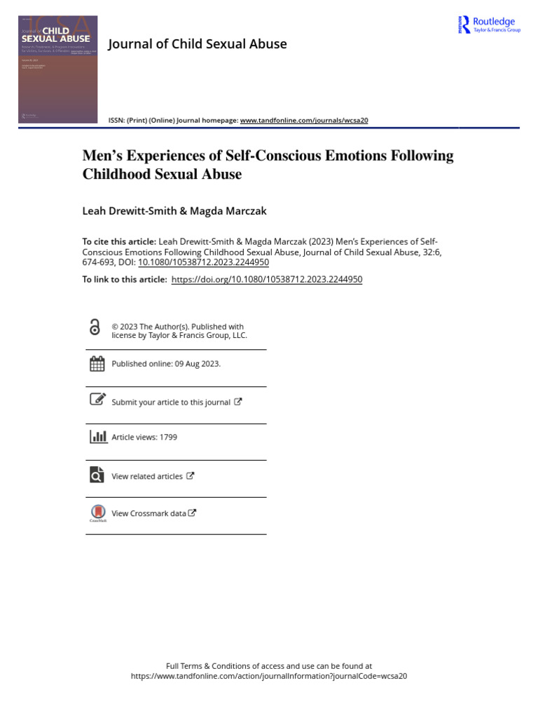Drewitt-Smith-And-Marczak-2023-Men's Experiences of Self-Conscious ...