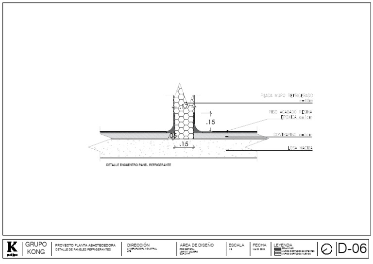 Detalle Tipico de Panel Planta Abastecedora-D-06 | PDF