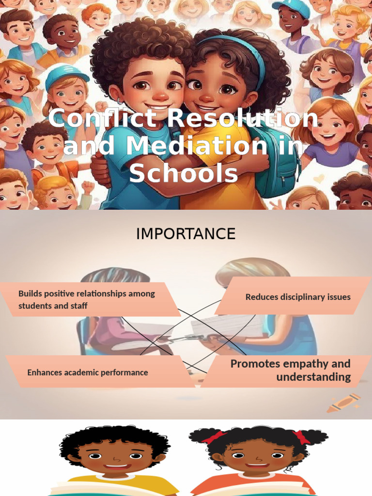 Conflict Resolution and Mediation in Schools | PDF