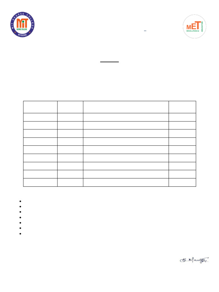 BCom NEP Exam TimeTable May-2025 | PDF