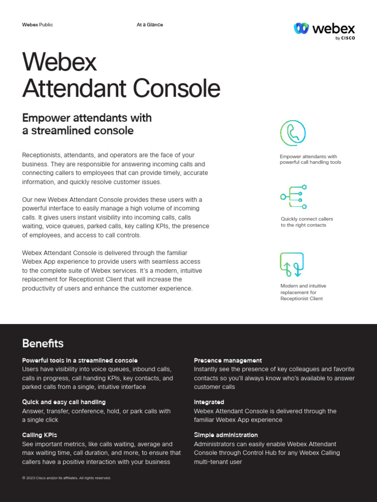 Webex Attendant Console Aag CM 6151 | PDF | Cyberspace | Software