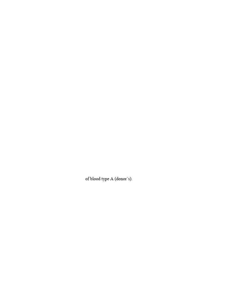 Blood Group Compatibility Experiment | PDF | Blood Type | Hematology