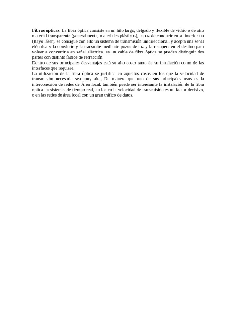 Tipos De Cable Pdf