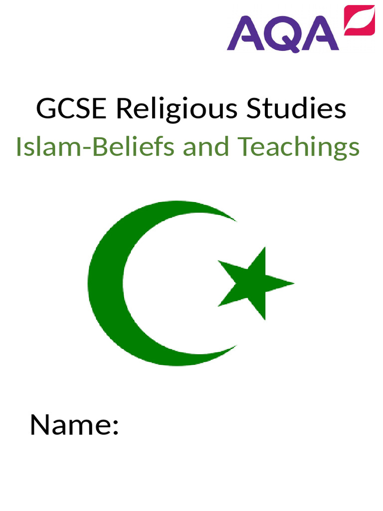 GCSE Islam: Beliefs and Teachings Guide | PDF | Prophets And Messengers ...