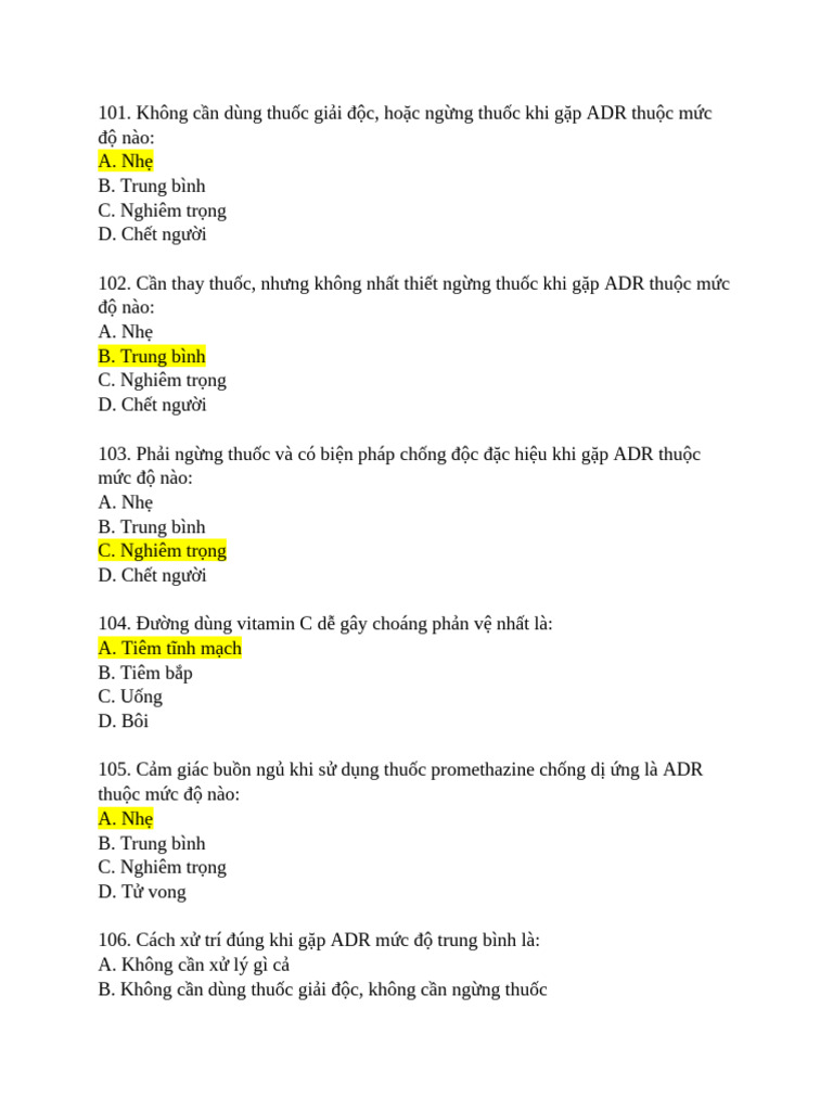 Dap An 2 | PDF