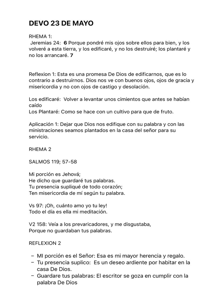 Devo 23 de Mayo | PDF