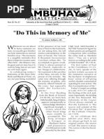 Eucharistic Prayer 2 | PDF | Eucharist | Catholic Liturgy