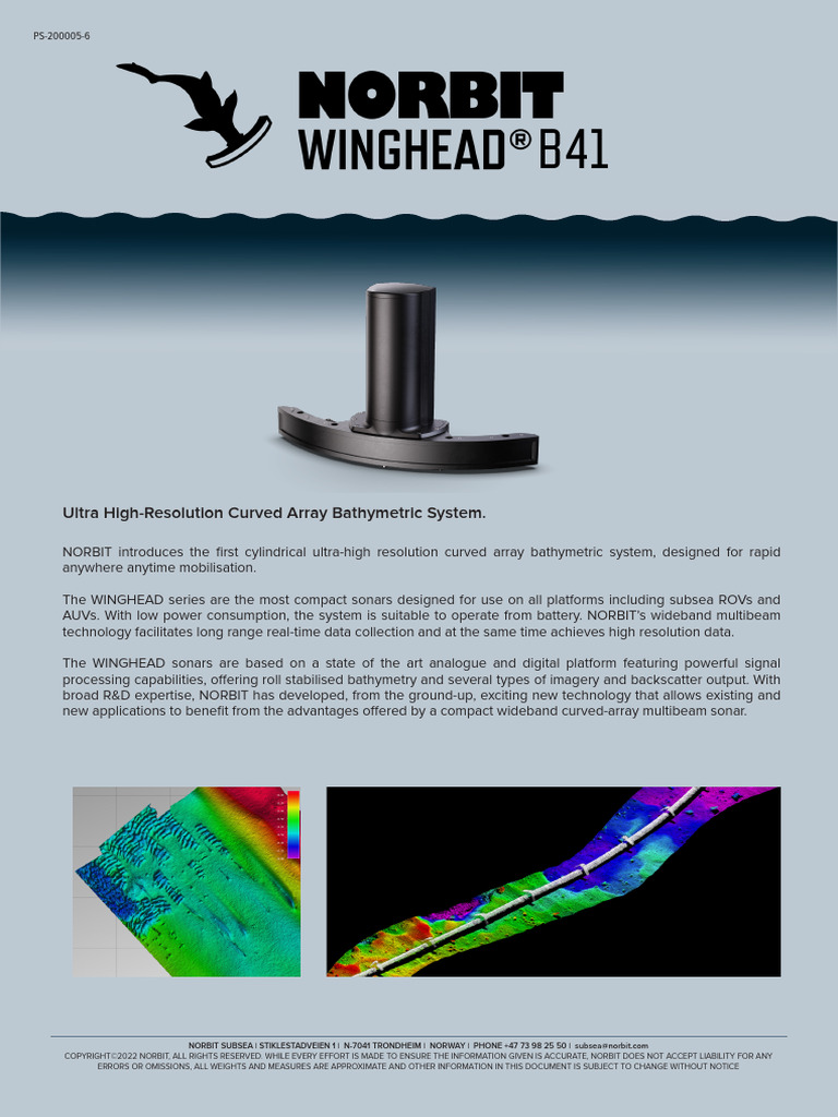 PS 200005 6 - Winghead B41 - A4 | PDF | Sonar