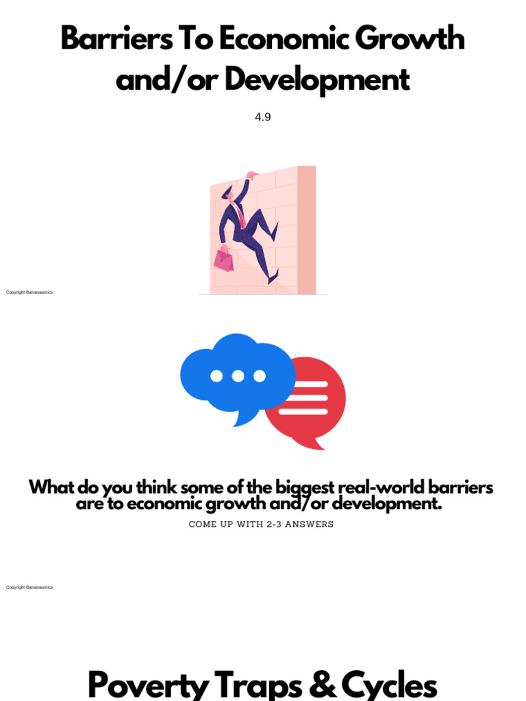 Barriers to Economic Growth Explained | PDF | Poverty | Poverty ...