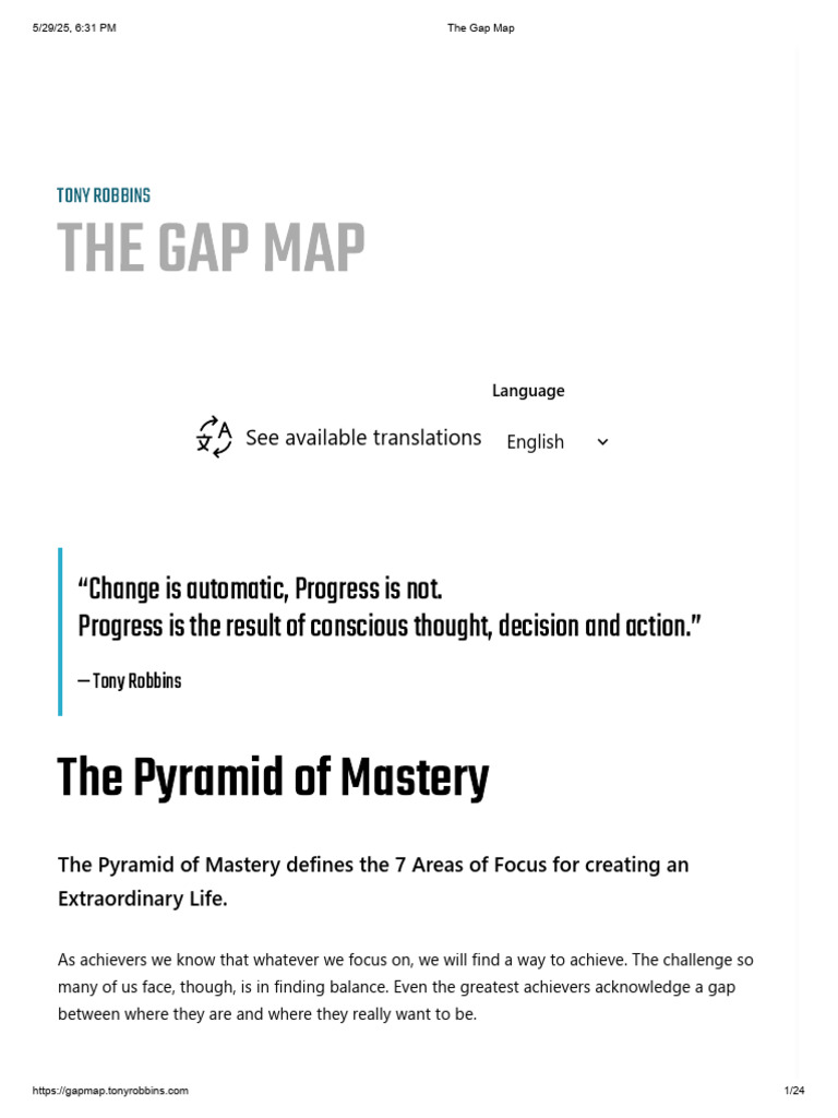 The Gap Map | PDF | Disciplines | Mentorship