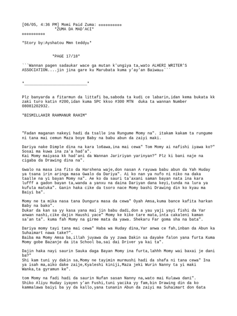 Zuma Da Mad'aci Complt Book 2 | PDF