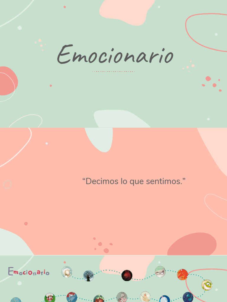Emocionario | PDF | Las emociones | Ciencias del comportamiento