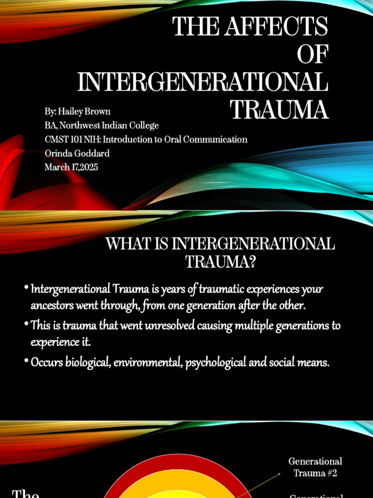 Understanding Intergenerational Trauma | PDF | Psychological Trauma ...