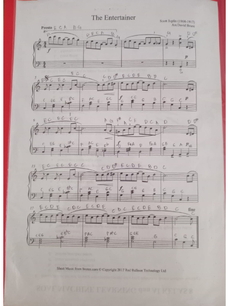 Contoh Not Balok | PDF