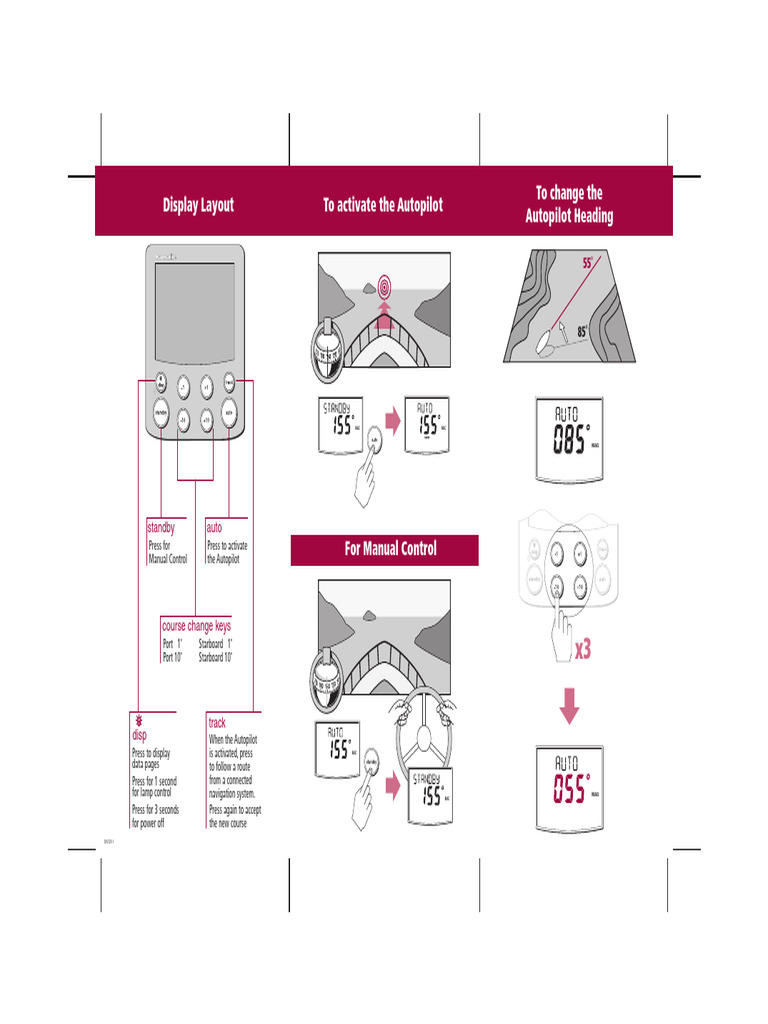 Raymarine st6002 quick guide | PDF | Navigation