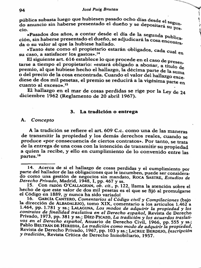 Jóse Puig Brutau-Compendio | PDF