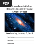 Science Olympiad Div C Astronomy Rules 2025 | PDF | Exoplanet | Stars