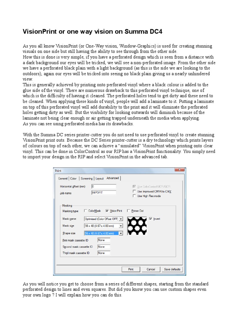 Custom Logo in Vision Print | PDF | Eye | Graphic Design