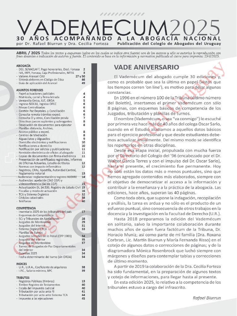 Vademecum 2025 | PDF