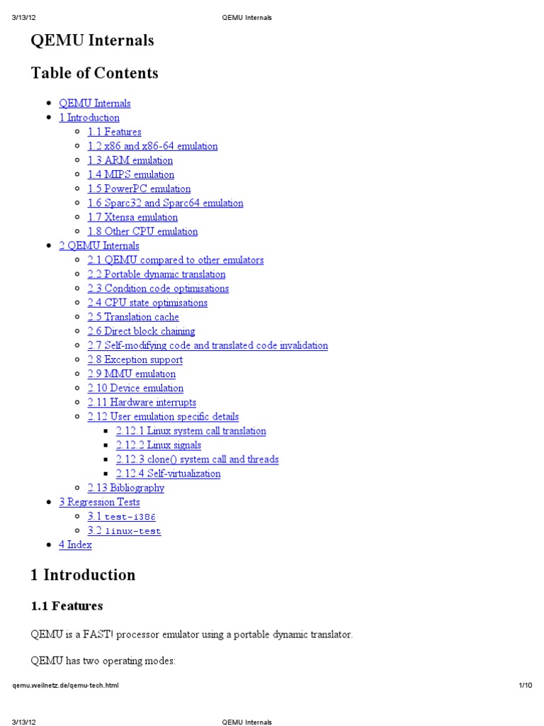 QEMU Internals | PDF | Emulator | Mips Instruction Set