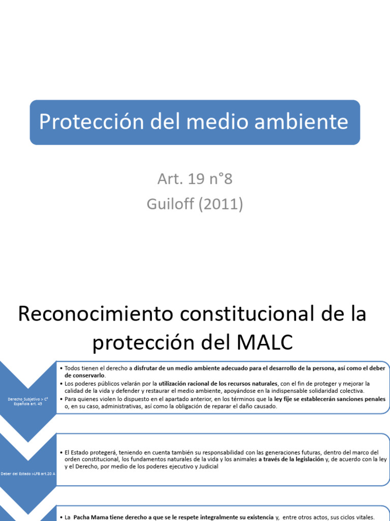 Clase 15. Protecci n Del Medio Ambiente | PDF | Sustentabilidad | Entorno natural