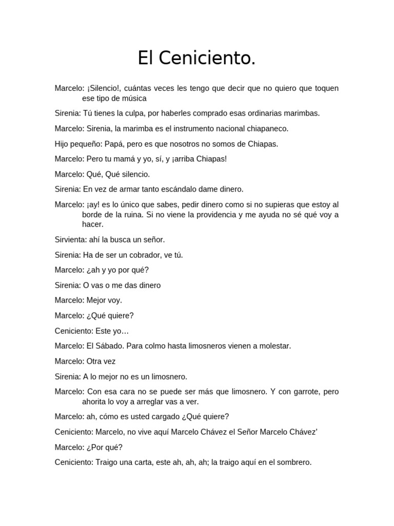 El Ceniciento 1 | PDF