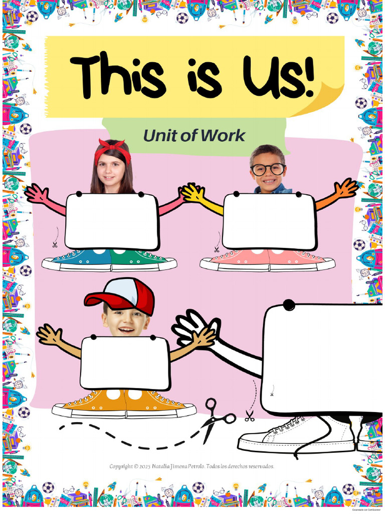 This Is Us! Unit of Work | PDF