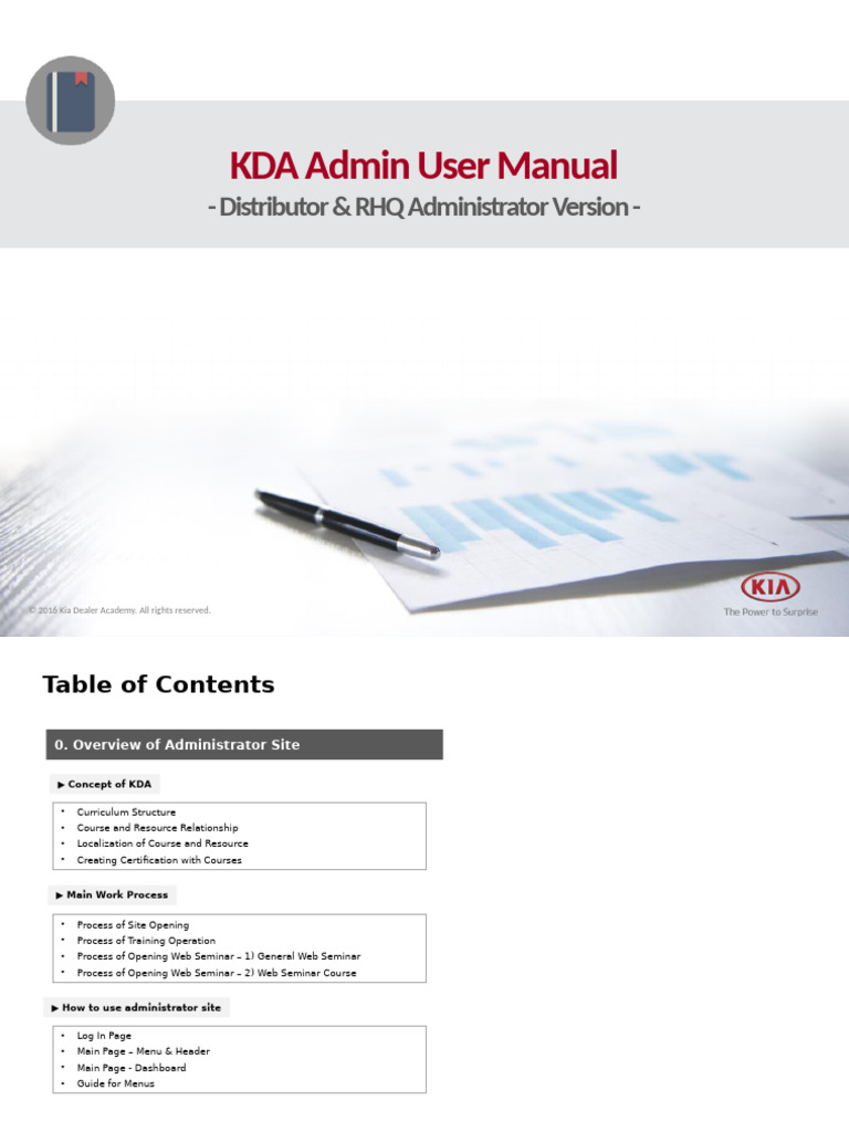 Admin Manual( Distributor) KIA 201807091 | PDF | Menu (Computing) | Software