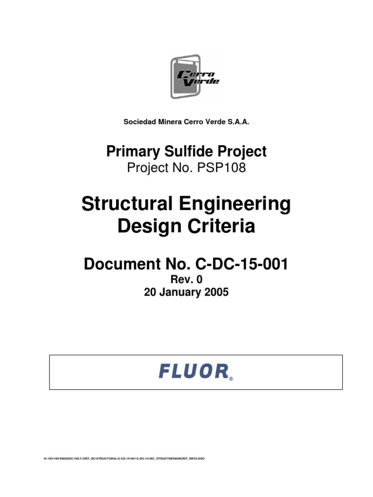 Struct Design Crit - Rev0 | PDF | Structural Steel | Structural Load
