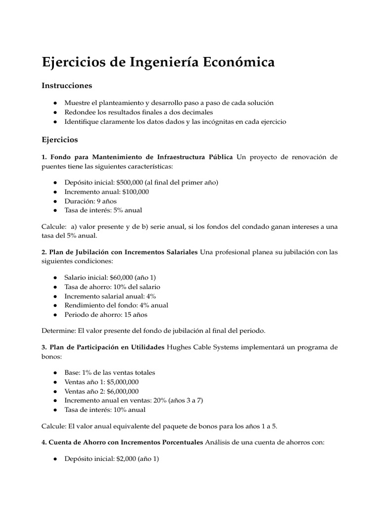 Ejercicios_3 ingeco | PDF