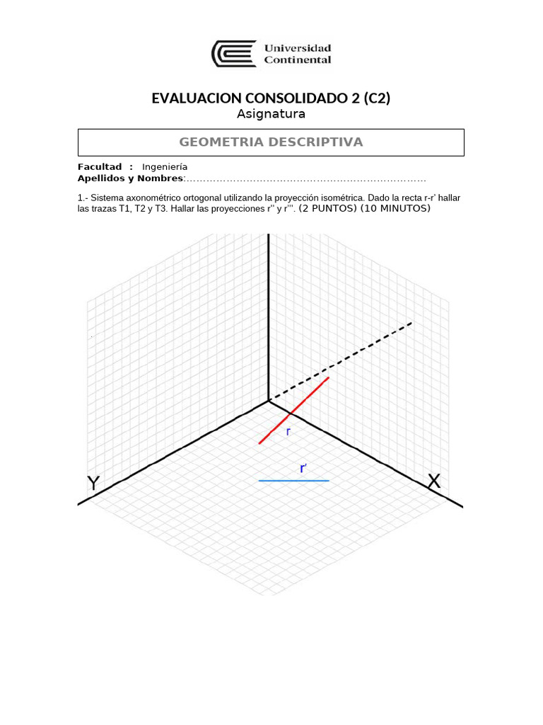 Evaluacion Consolidado II - 2023 10b | PDF | Gráficos | Geometría euclidiana